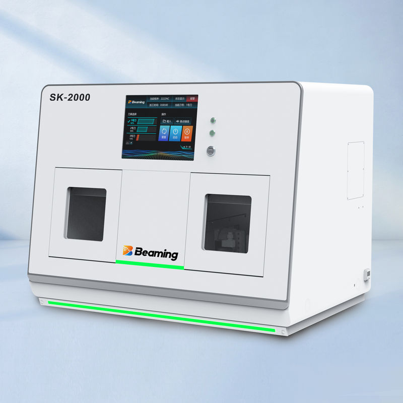 SK-2000 Dual Chamber Dental Milling Machine Zirconia Resins PMMA Pre ...